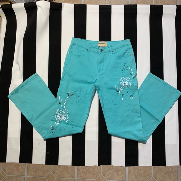 Carrie Allen | Pants & Jumpsuits | Carrie Allen Beaded Pant | Poshmark
